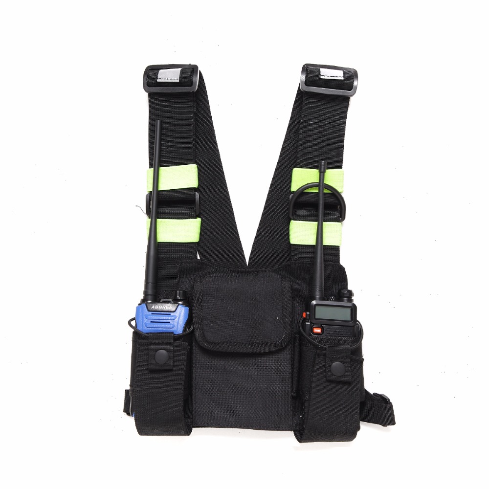 Radio Chest Harness Chest Front Pack Pouch Holster... – Grandado