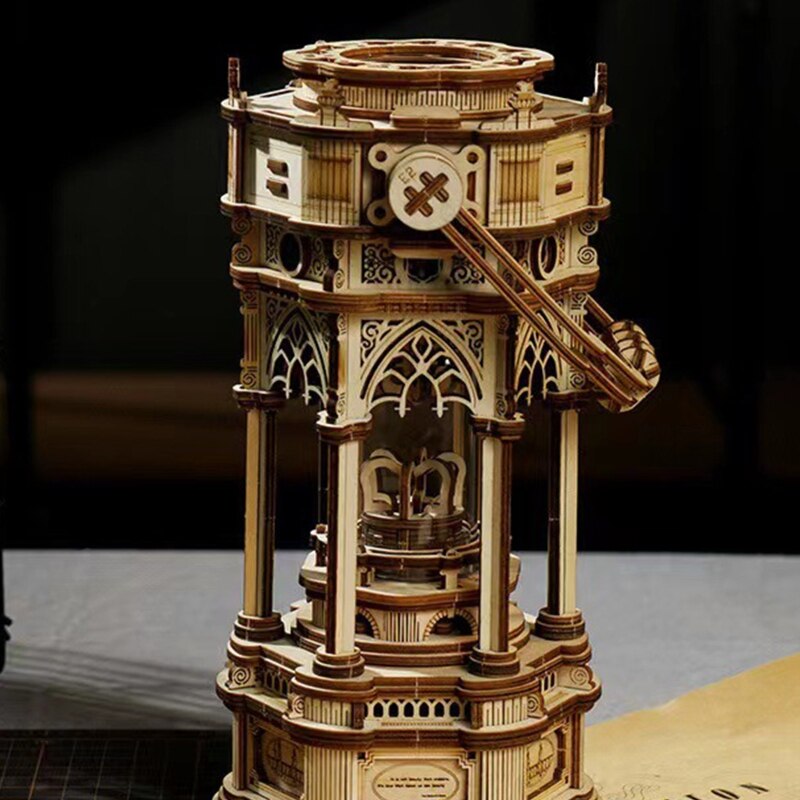 DIY Wooden 3D Assembly Music Box Puzzle Assembled ... – Grandado