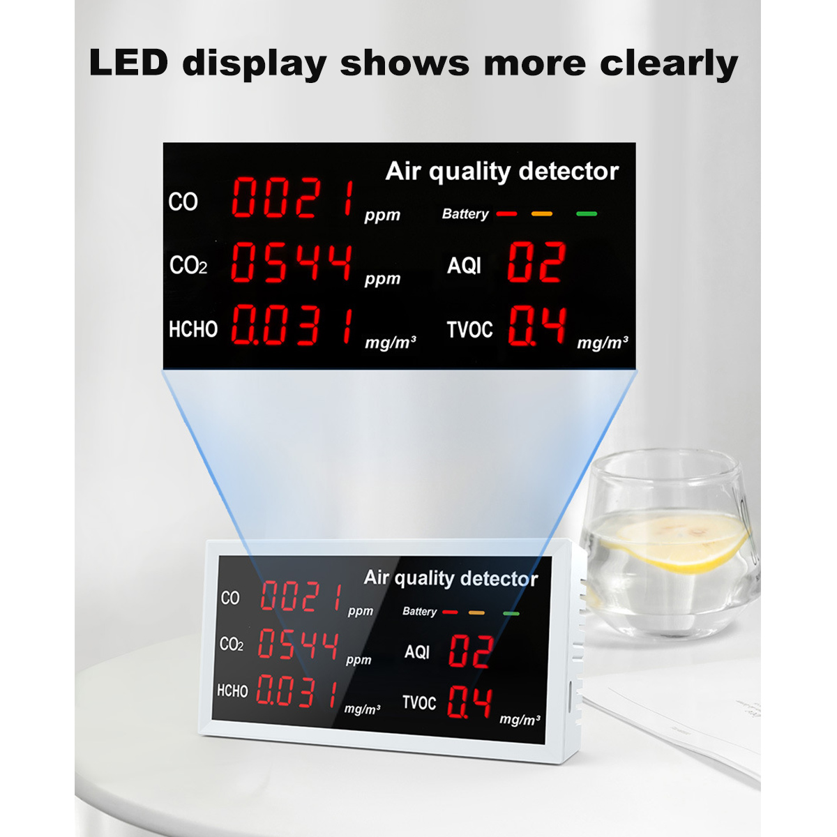 Multifunctionele Luchtkwaliteit Monitor Detector M... – Grandado