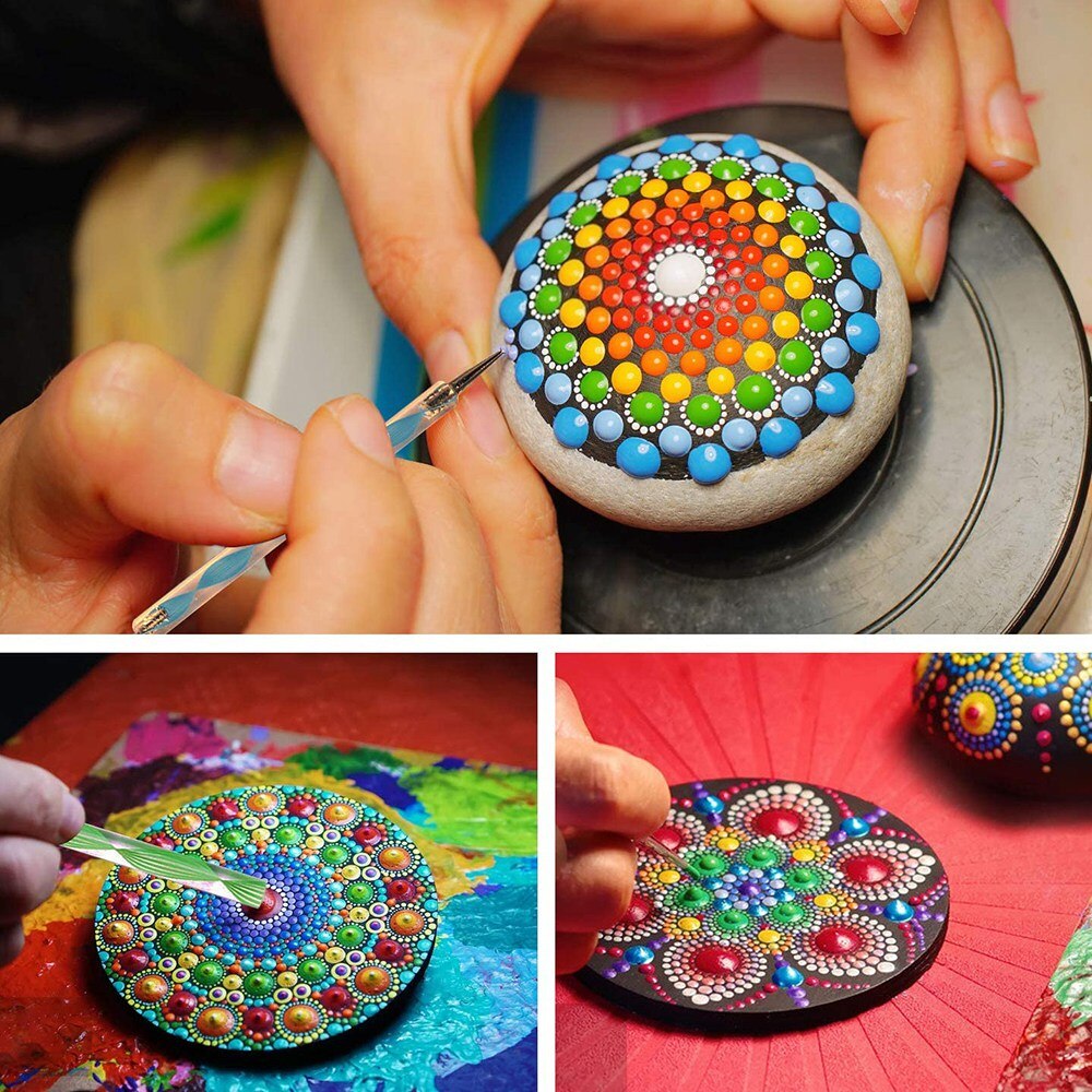 60Pcs Mandala Dotting Tools for Painting Rock Ston... – Vicedeal