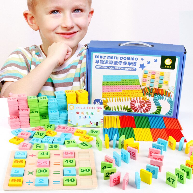 200 stuks baby leer- en educatief wiskunde speelgo... – Vicedeal