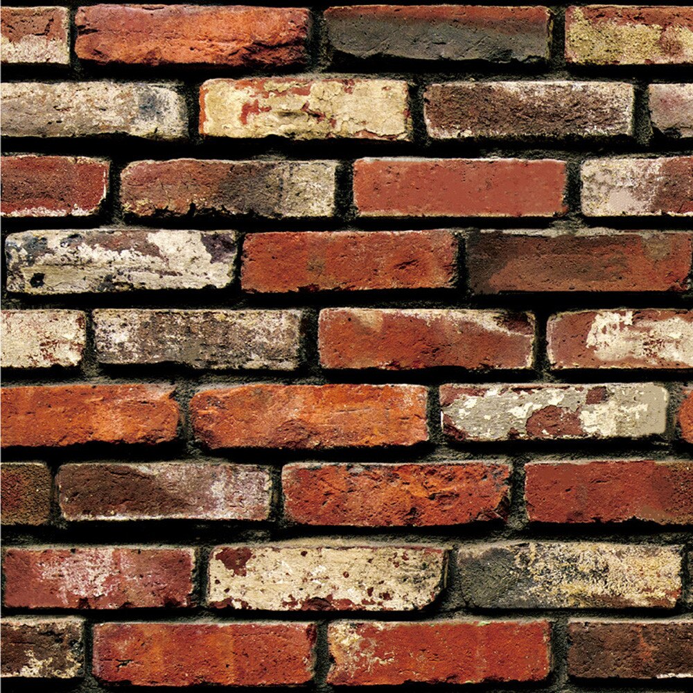 3d Wall Sticker Paper Brick Stone Wall Decor Rusti... – Grandado