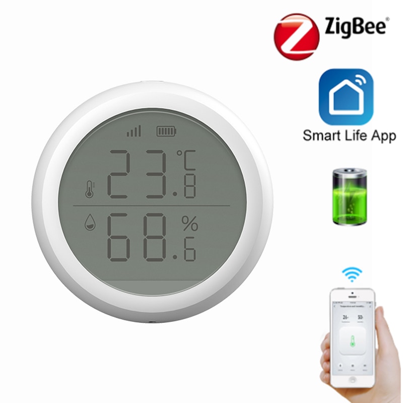 Newest Temperature And Humidity Sensor With LCD Sc... – Grandado