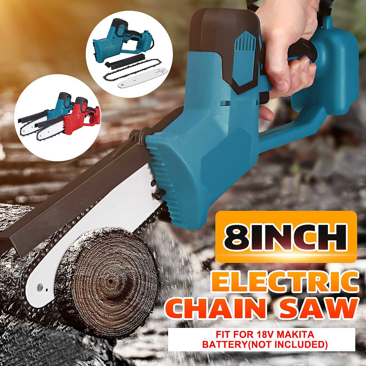 8 Inch Cordless Chain Saw Brushless Motor Power To... – Grandado