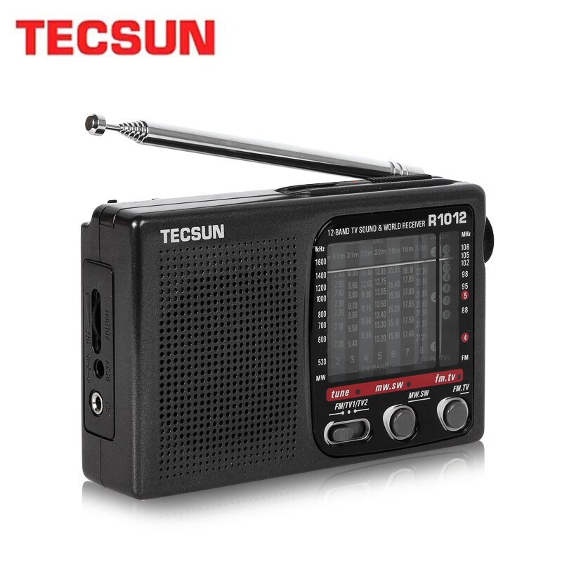 Portable Radio TECSUN R-1012 FM / MW / SW / TV Rad... – Grandado
