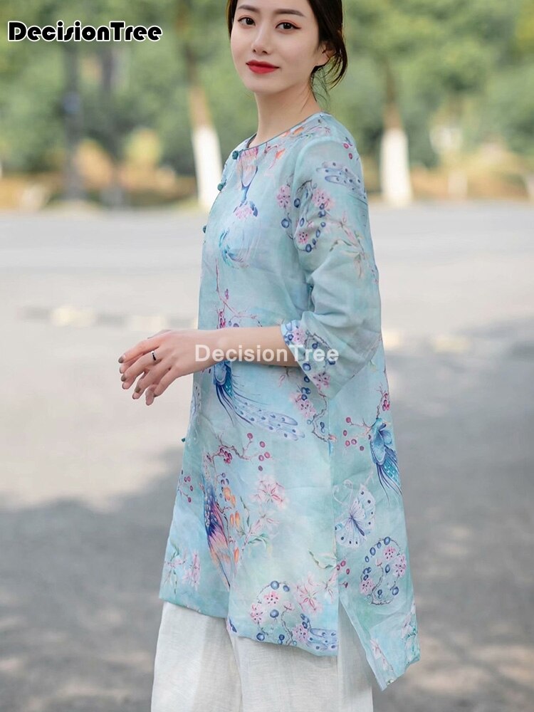 woman's chinese traditional clothing shirts ancien... – Grandado