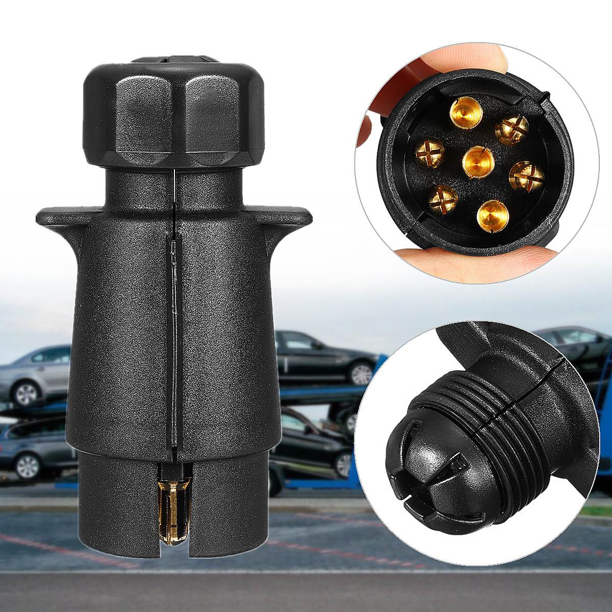 Duurzaam 7 Pin Plug Adapter Trailer Connector 12V ... – Grandado
