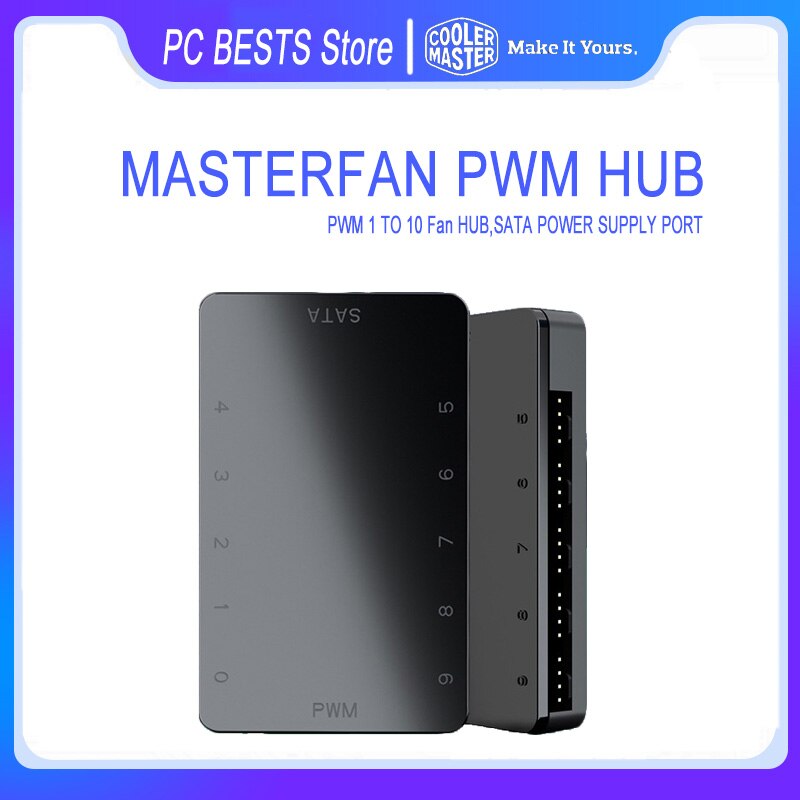 Cooler Master Masterfan PWM Hub 1 To 10 Magnet CPU... – Grandado
