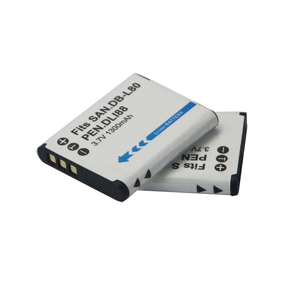 2Pcs D-LI88 D LI88 DB-L80 li-ion Digital Camera Ba... – Vicedeal