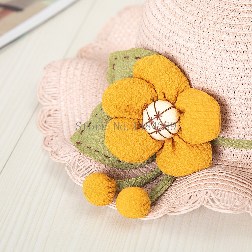 2-8 Years Girl Hat Sunflower Straw Hat Summer Beac... – Grandado