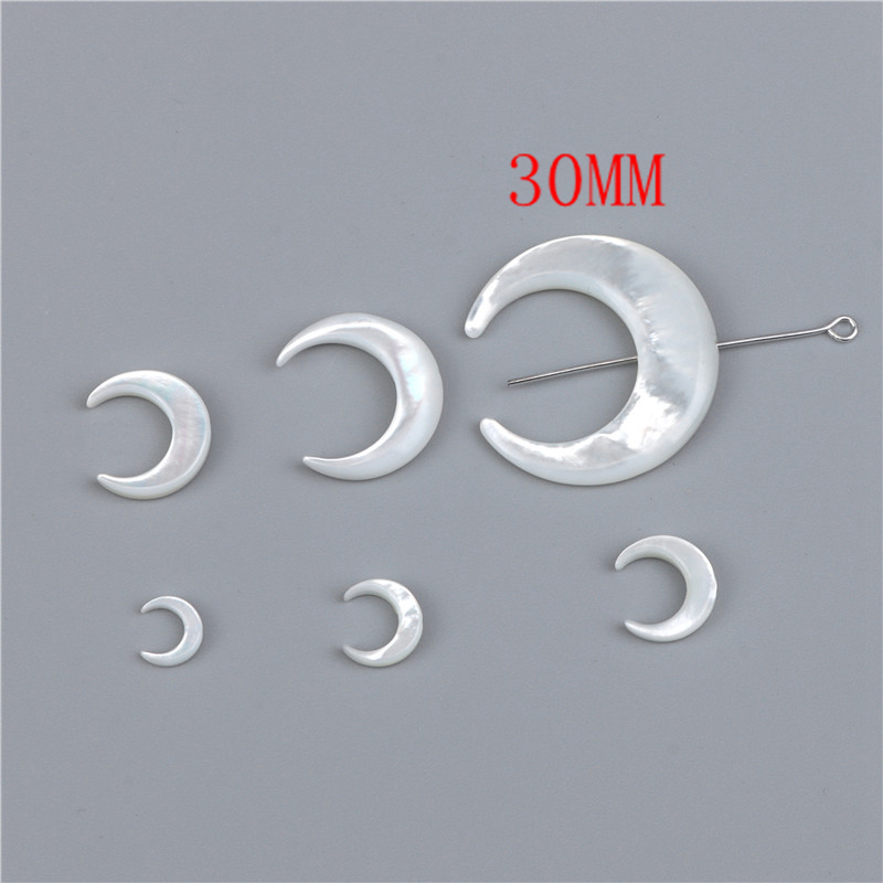 Echte Shell Charm Moon Lucky Hanger Natuurlijke Pa... – Grandado