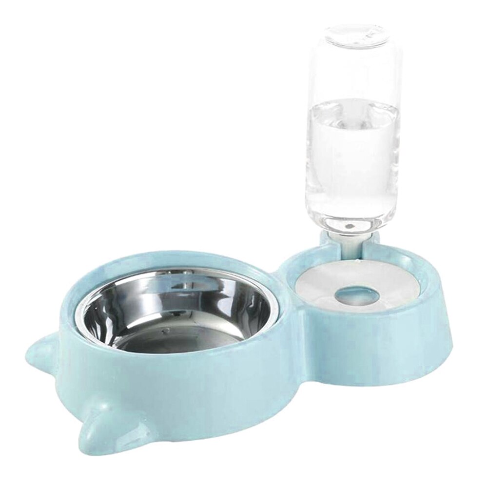2in1 Pet Feeder Kom Eten Dispenser Met Automatisch... – Grandado