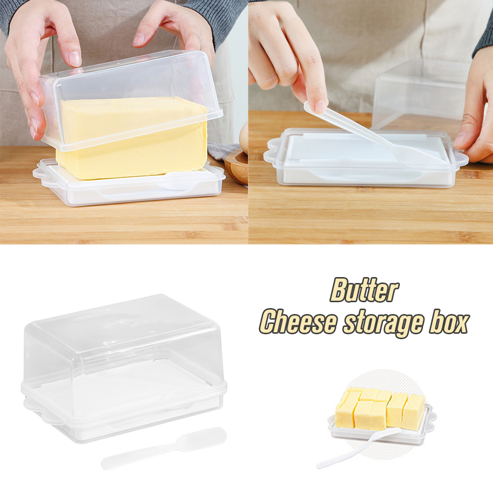Plastic Butter Storage Box Sealing Cutting Kitchen... – Vicedeal