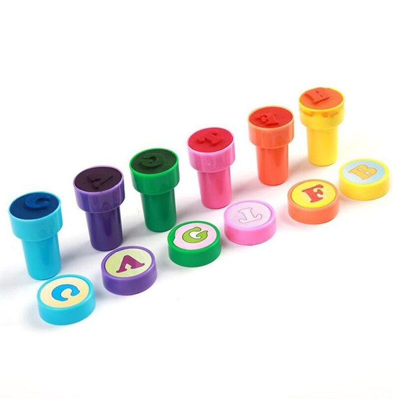 26Pcs/set wet seal English Letters Stamp Cartoon K... – Grandado