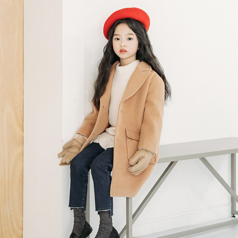 Girl Jacket Autumn Winter Girls Jacket Teen Turn D... – Grandado