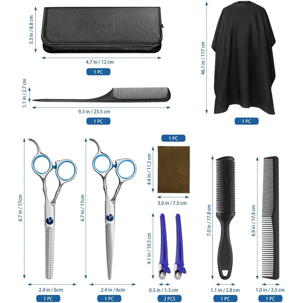 Hair Cutting Scissors Hairdressing Shears Kit Upgr... – Grandado