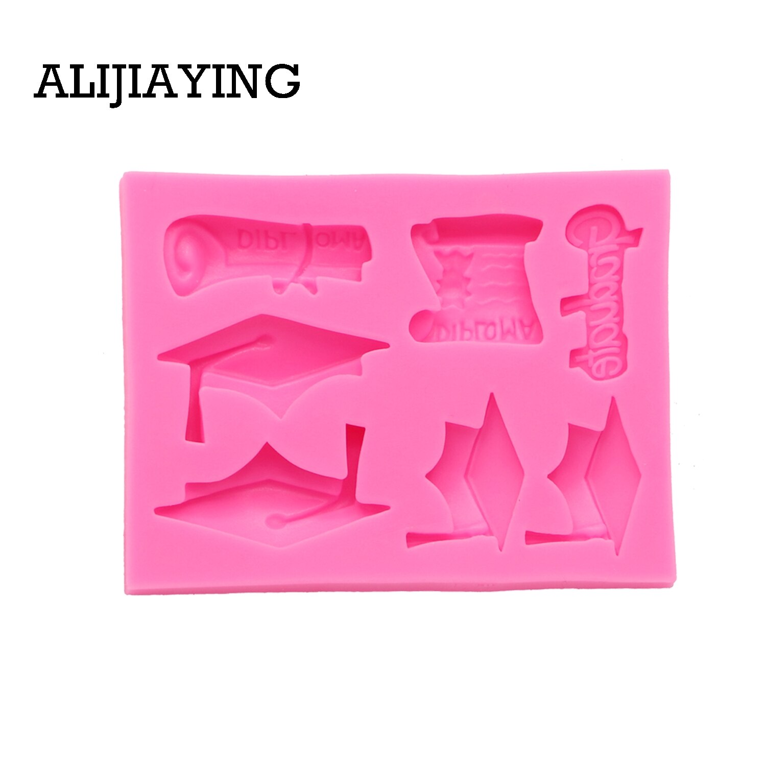 M1415 DIY graduation doctor hat Sugarcraft Silicon... – Grandado