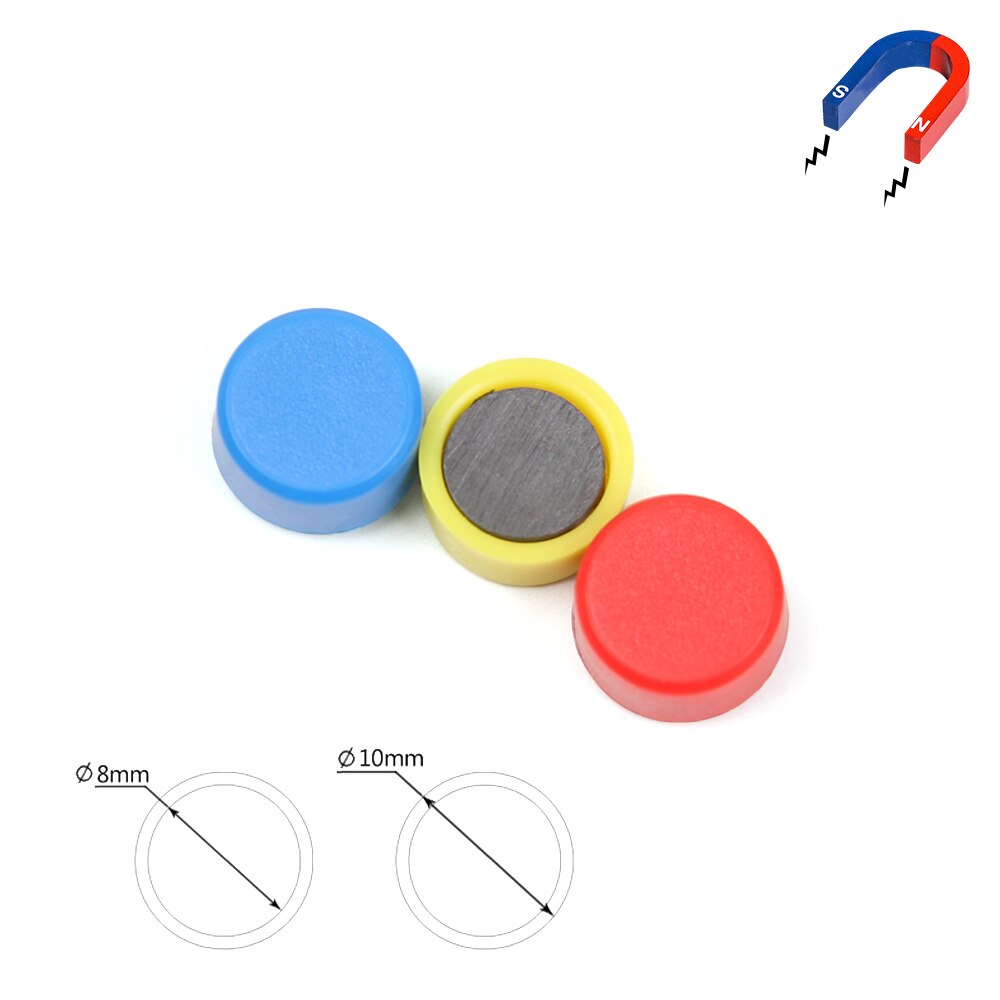 12PCS Round Whiteboard Tools Teaching Magnetic Sti... – Grandado