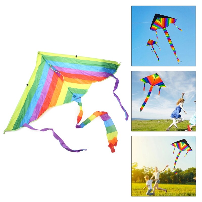 Happyy baby 1PC Nylon Kite Backyard Play Colorful ... – Grandado