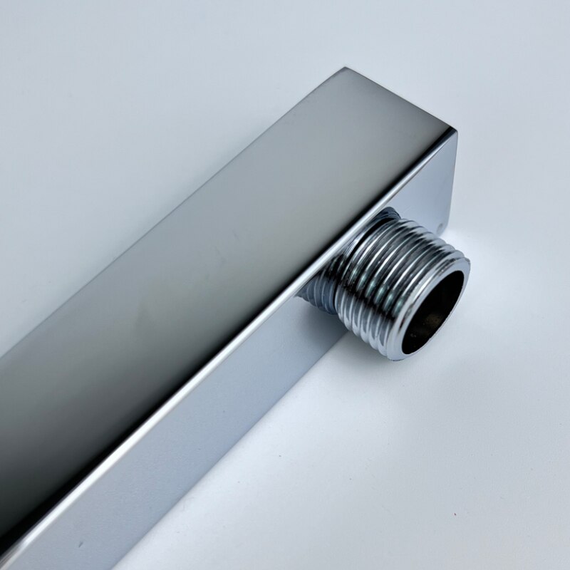 Shine Chrome Square Concealed In Wall Head Shower ... – Grandado