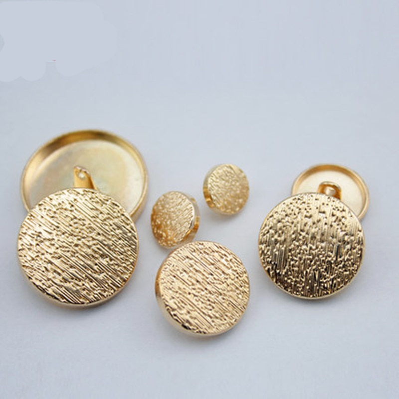 10pcs/lot Brand High-grade Metal Golden Buttons Fo... – Vicedeal