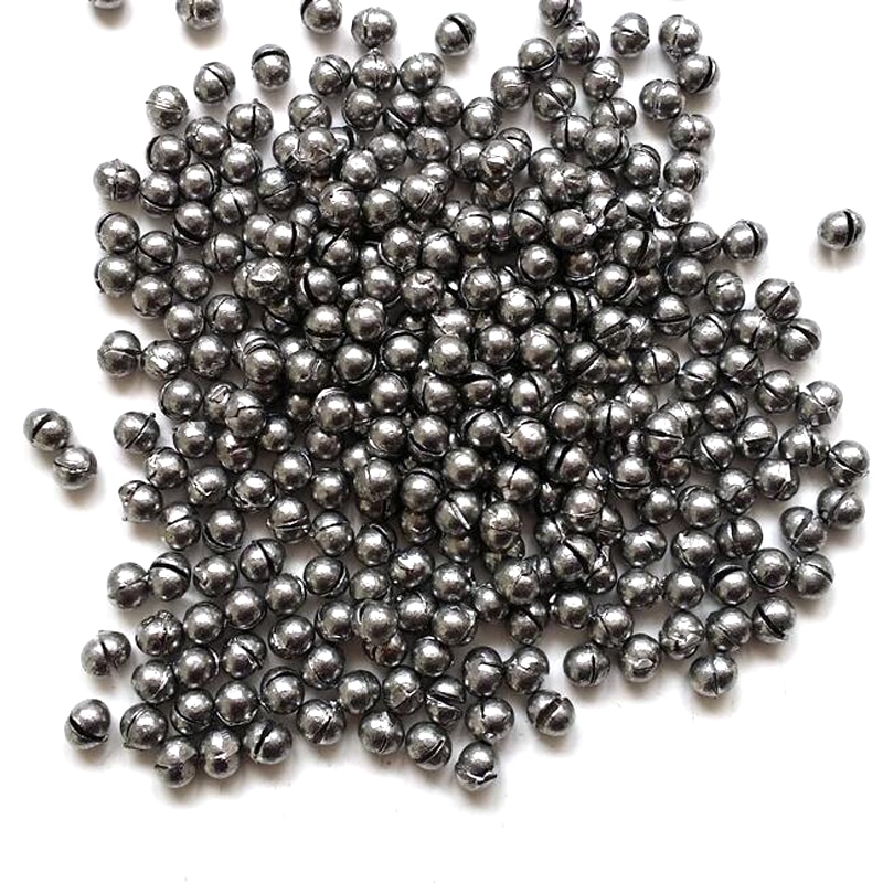 100pcs/lot Oval Split Shot Lead Sinker Solid Fishi... – Grandado
