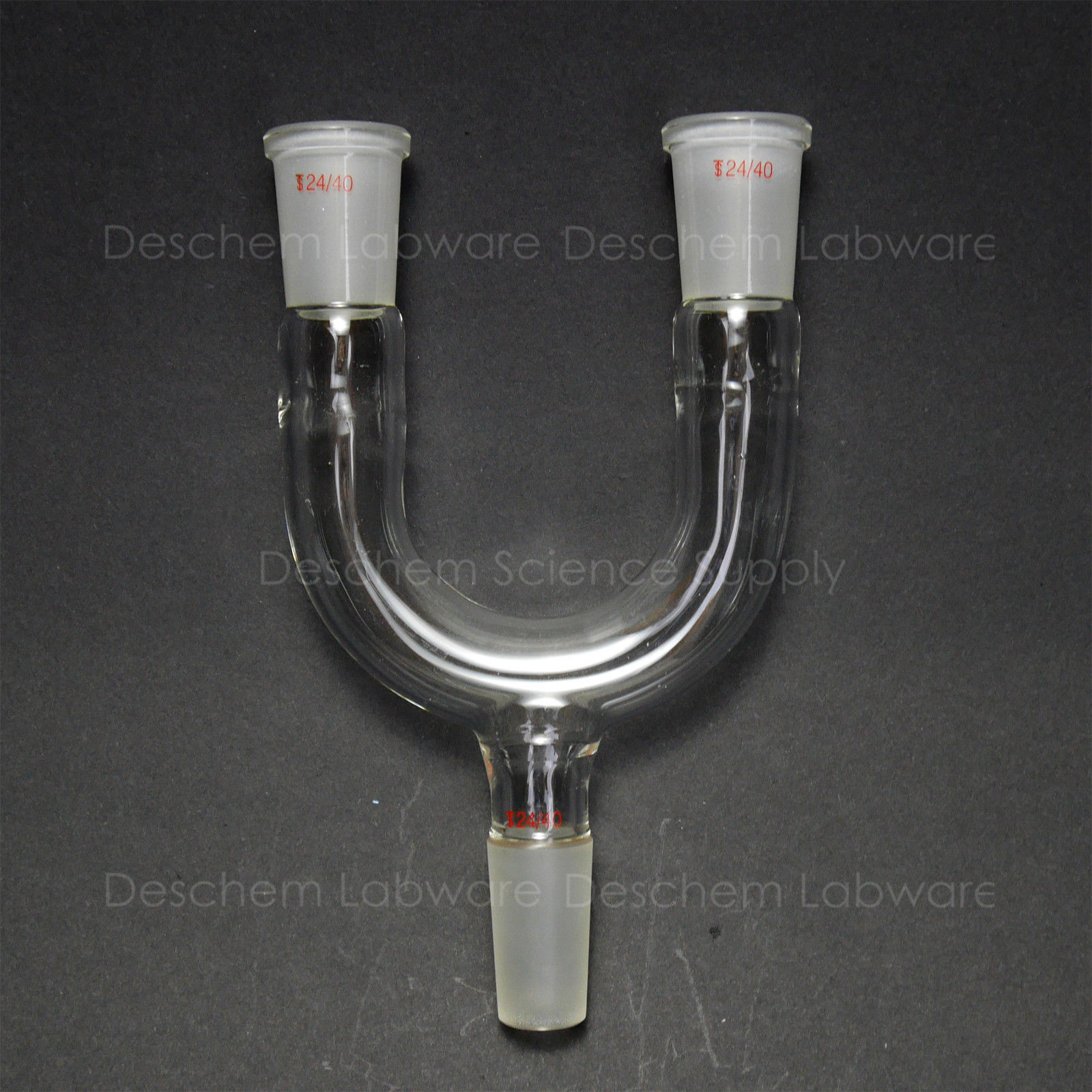 24/40,Modified Glass Claisen Adapter,3-way,Chemist... – Vicedeal