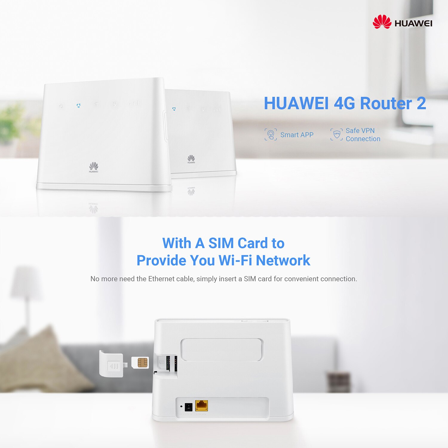 Huawei 4G Router 2 2.4G 150Mbps Wifi Lte Cpe Mobie... – Grandado