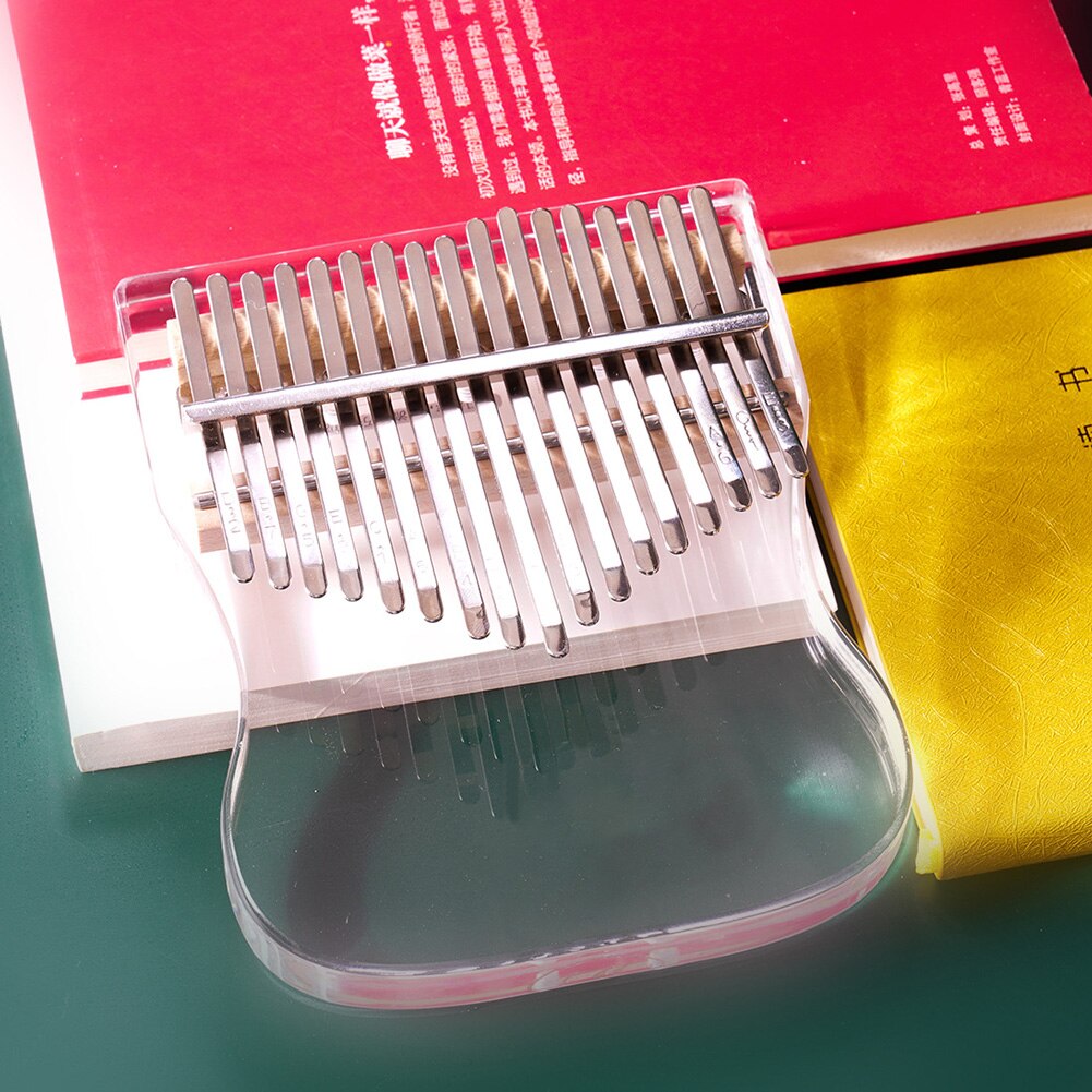 17 Keys Crystal Transparent Kalimba Percussion Mus... – Vicedeal