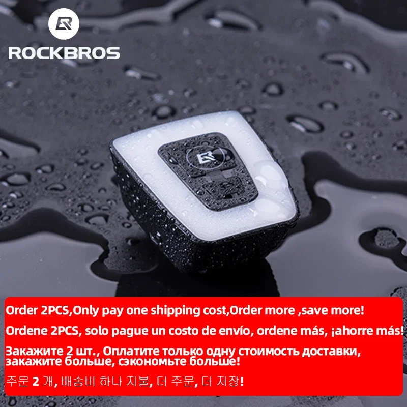 ROCKBROS Waterproof Mini Bike Light USB Rechargeab... – Vicedeal