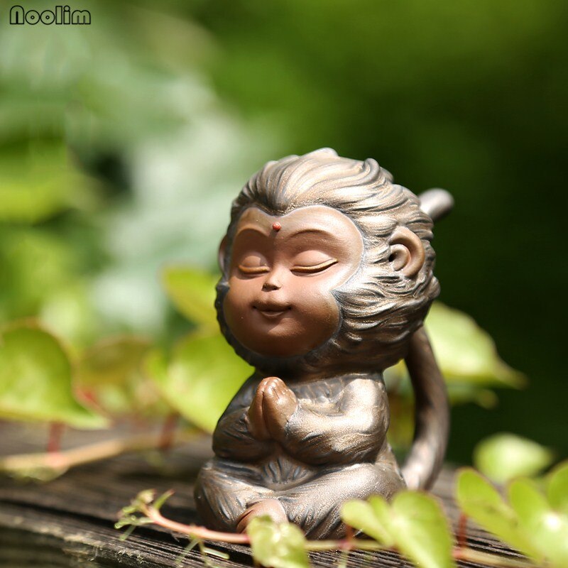 NOOLIM Purple Clay Kiln Change Cute Monkey King Te... – Vicedeal