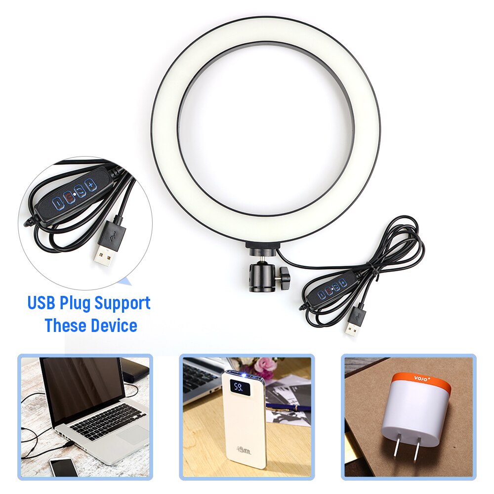 Dimbare Led Ring Licht Met Professionele Fotografi... – Grandado