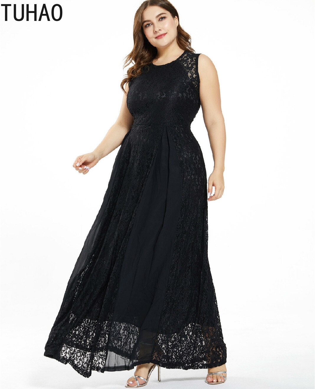 TUHAO 7XL 6XL 5XL 4XL Plus Size Dress Women Summer... – Grandado