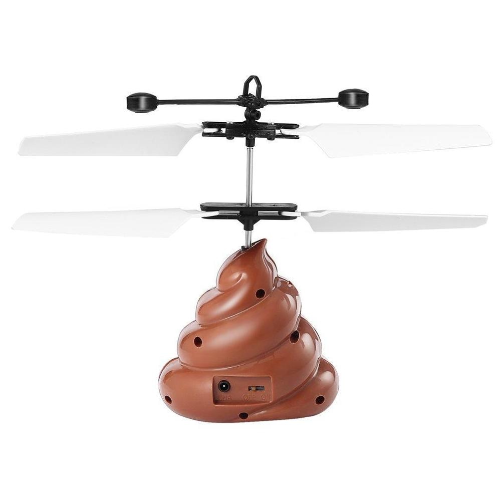 Poop Shaped Flying Hovering UFO Infrared Sensor Ha... – Grandado