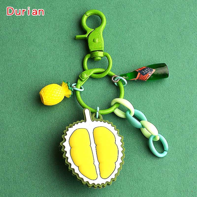 Schattige Mini Simulatie Fruit Durian Sleutelhange... – Grandado