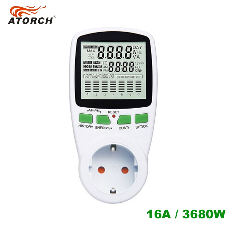 ATORCH EU AC analyzer power meter digital wattmete... – Grandado
