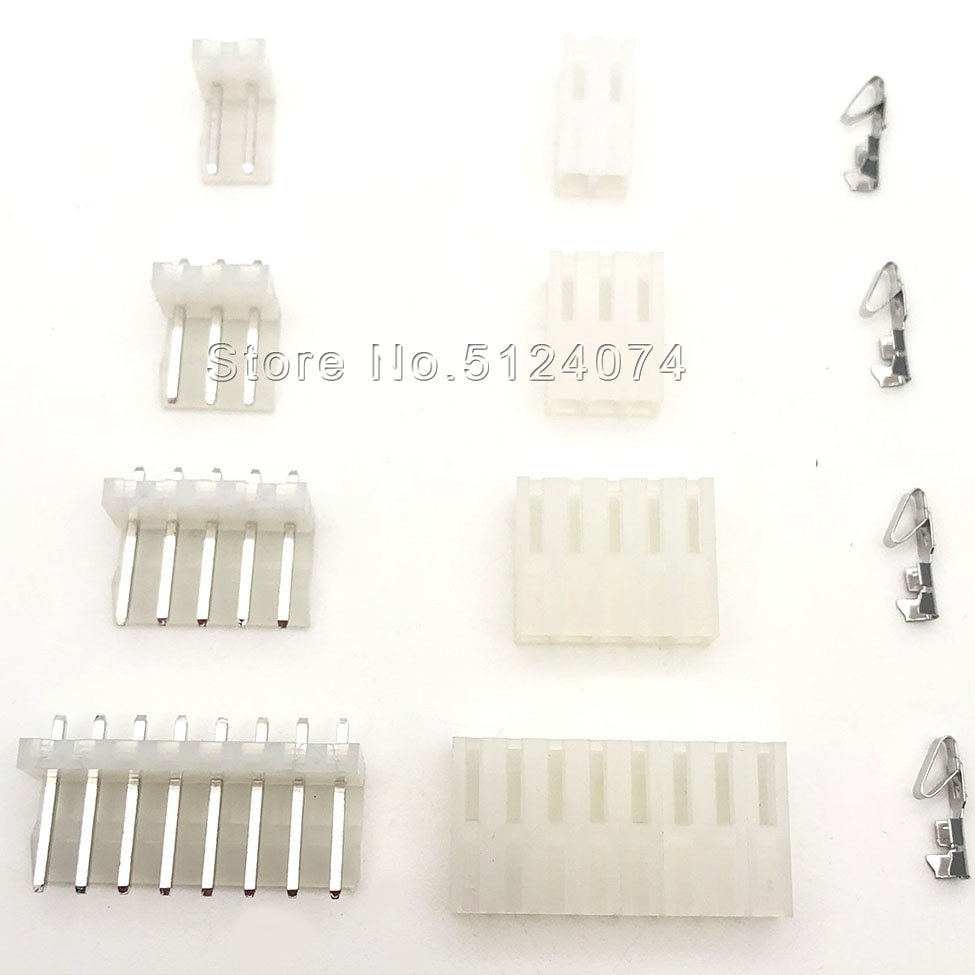 Sets CH3.96mm connector 2/3/4/5/6/7/8/9/10P 180 De... – Grandado