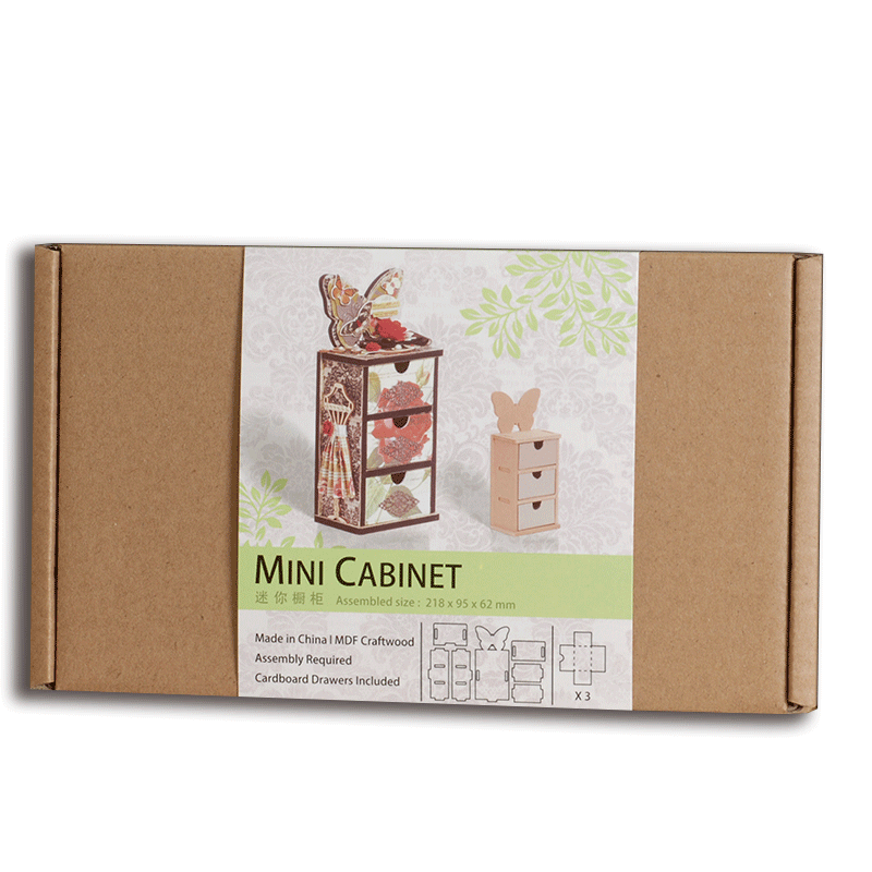 Handmade craft jewelry box DIY handmade desktop st... – Vicedeal