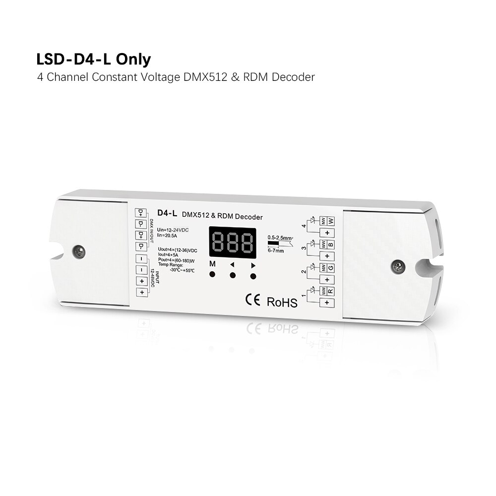 LED RGBCCT Strip Controller Wall Mount Touch Panel... – Grandado