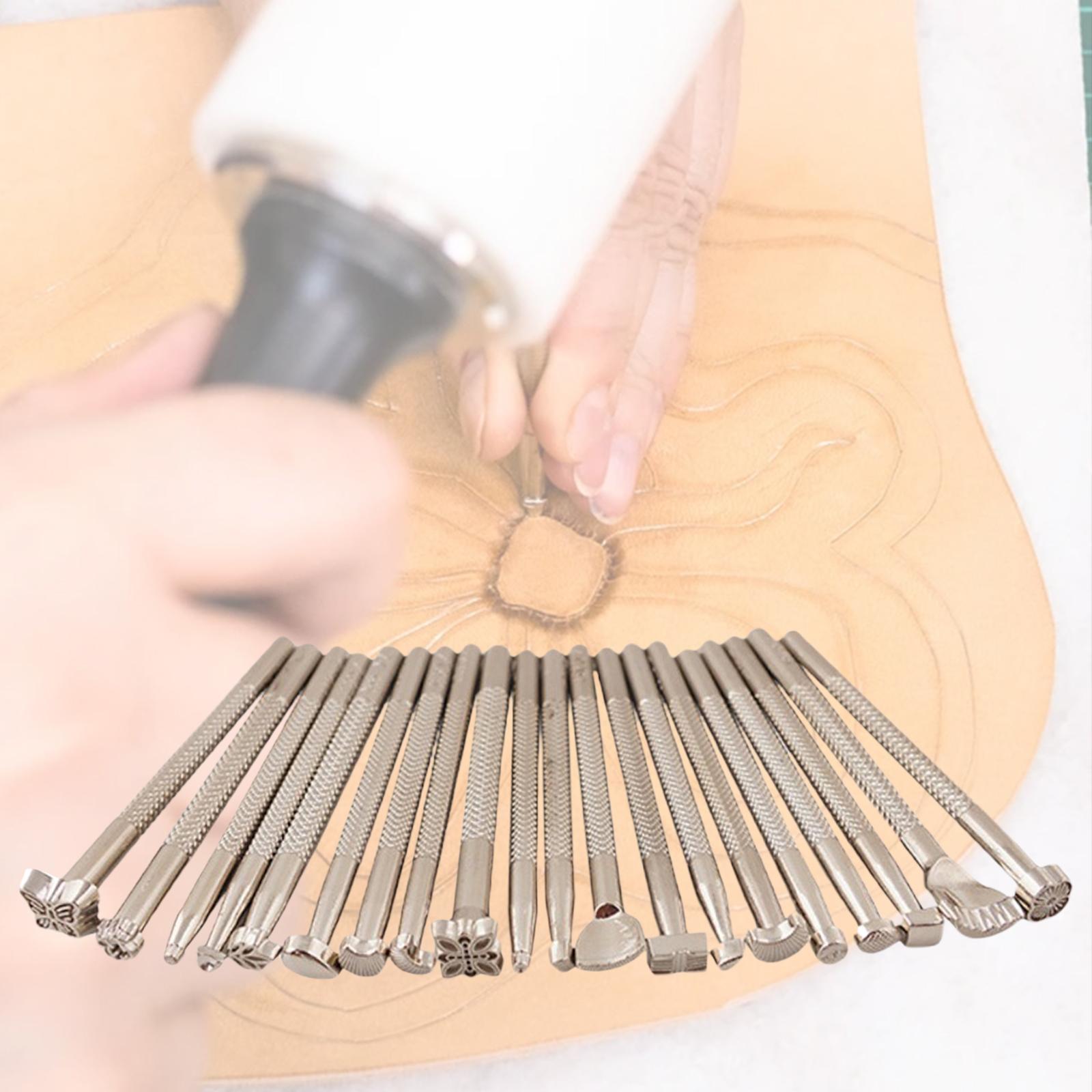 20x Leather Stamping Tools Working Saddle Making S... – Grandado
