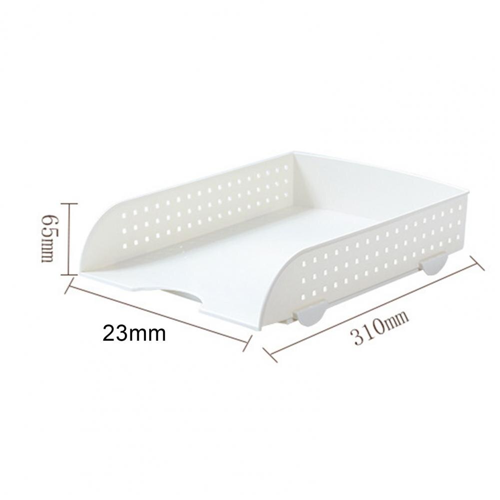 3 Colors File Shelf Stackable Stable Lightweight F... – Grandado