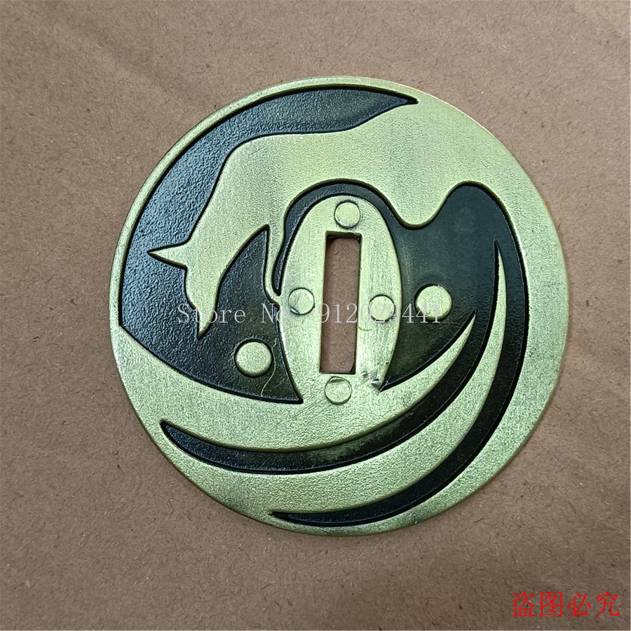 Wonderful Alloy Tsuba Guard For Japanese Sword Sam... – Vicedeal
