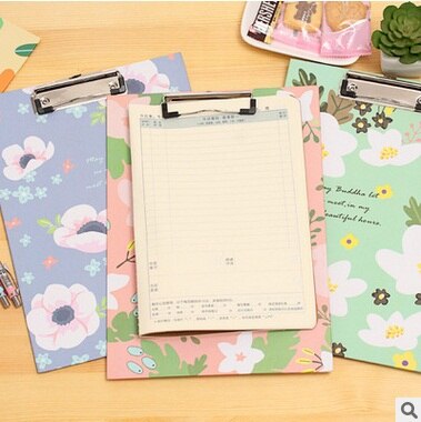 A4 Cute paper folders stationery folder paper clip... – Vicedeal