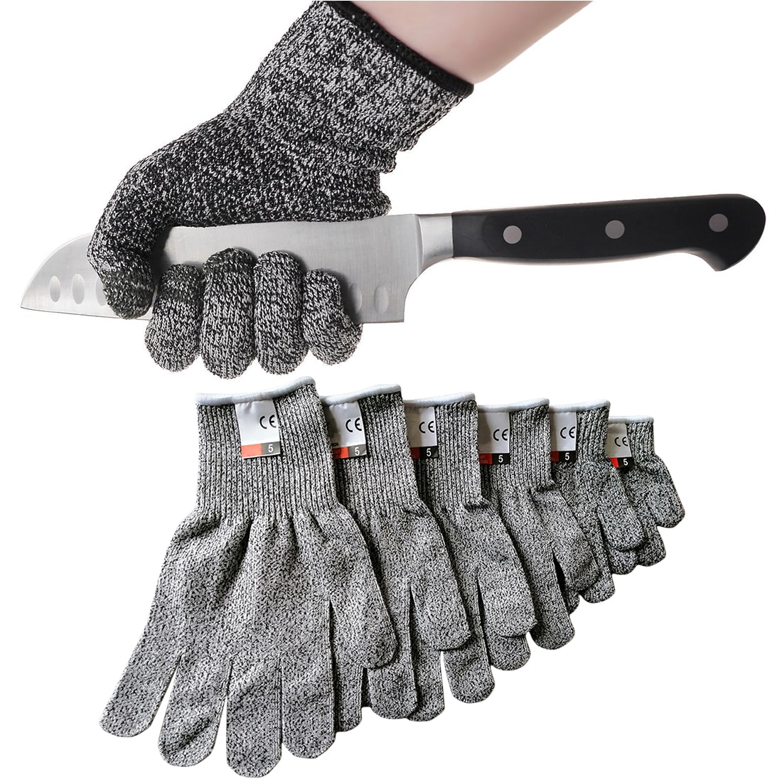 1pcs Super Tools HPPE Cut Resistant Gloves Level 5... – Vicedeal