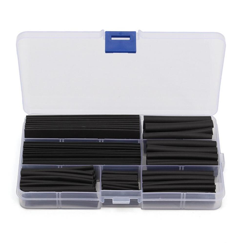 150 Pcs Black Krimpkous 2:1 Zwarte Buis Auto Kabel... – Grandado