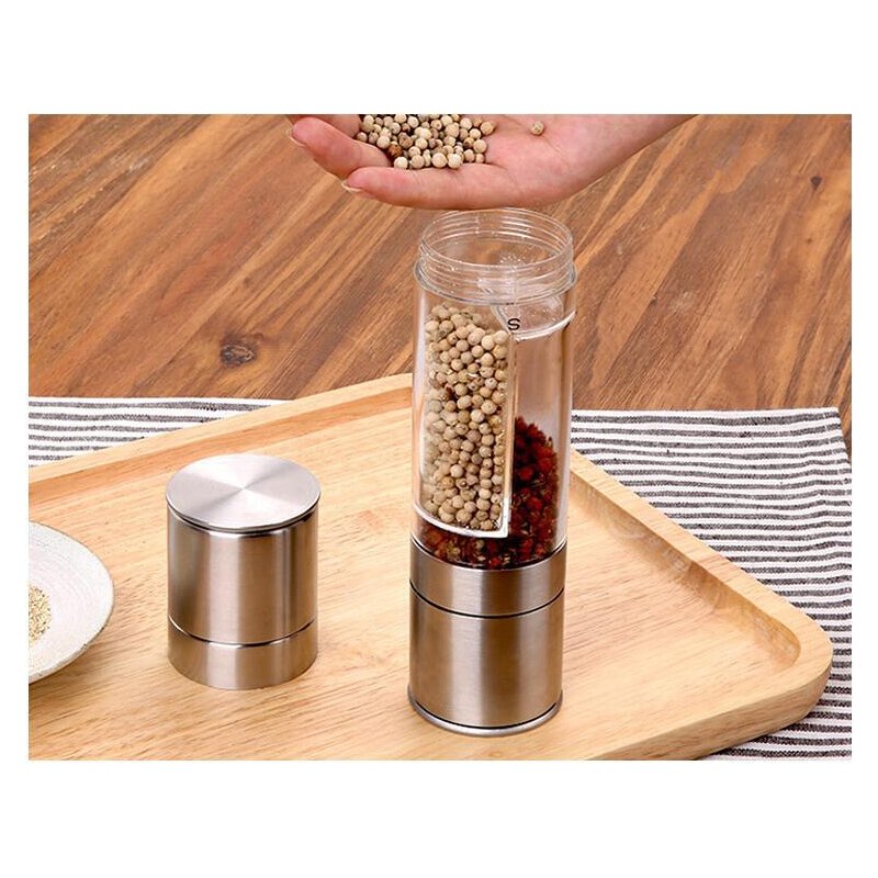 Molinillo de pimienta 2 en 1, molinillo Manual de ... – Grandado