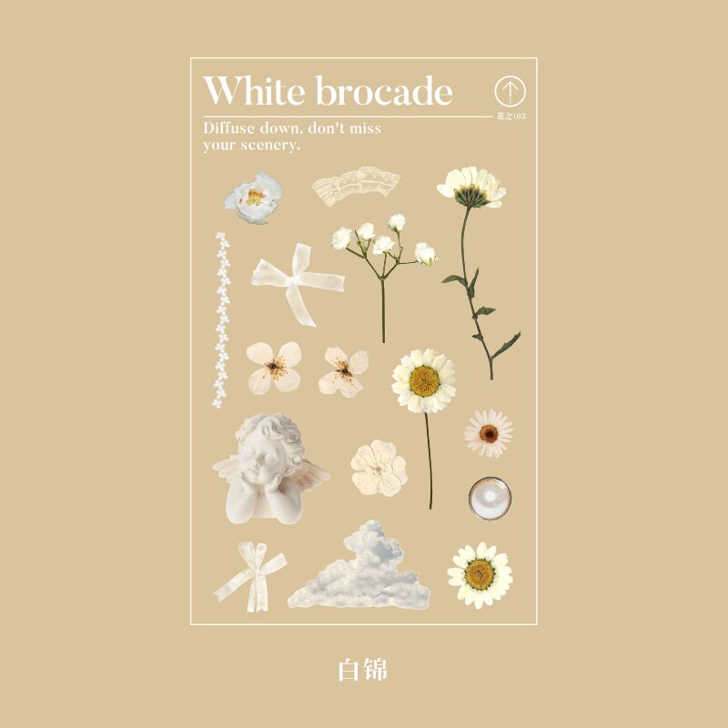 1pcs/stationery sticker cute aesthetic kawaii stic... – Grandado