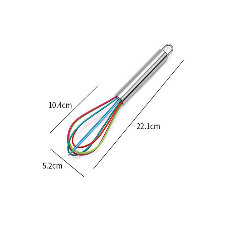 1pcs/lot Home Kitchen Tools Color Silicone Whisk B... – Vicedeal