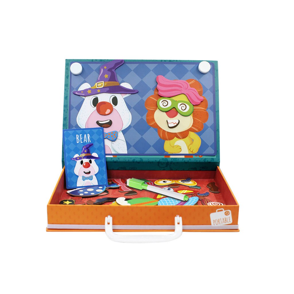 Educatief Magnetische Puzzel Doos Houten Magnetisc... – Vicedeal