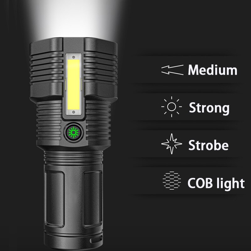 Powerful LED Flashlight 12-core Rechargeable Flash... – Vicedeal